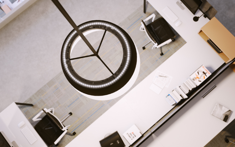 HC2800. HOLLOWCORE PENDANT DOWN/UP LIGHT. by Luminis, Acuity Brands