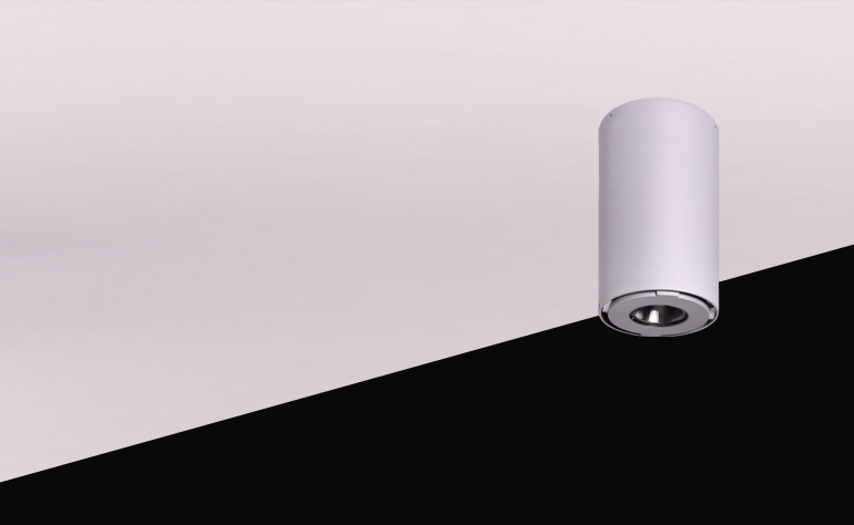 SY610. SYRIOS 6” SURFACE CEILING DOWN LIGHT. by Luminis, Acuity Brands