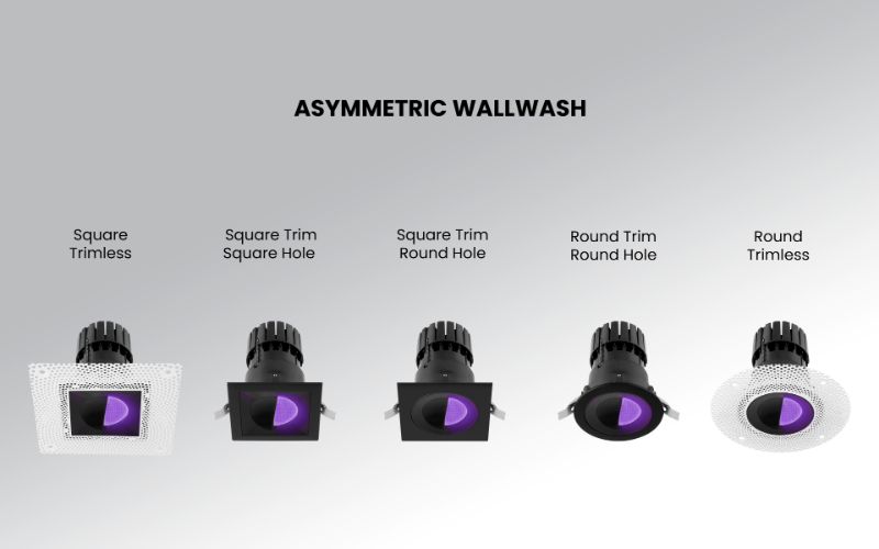 LCRS. Lumencore Recessed Opticolor+ Small Wallwash Dynamic, High ...