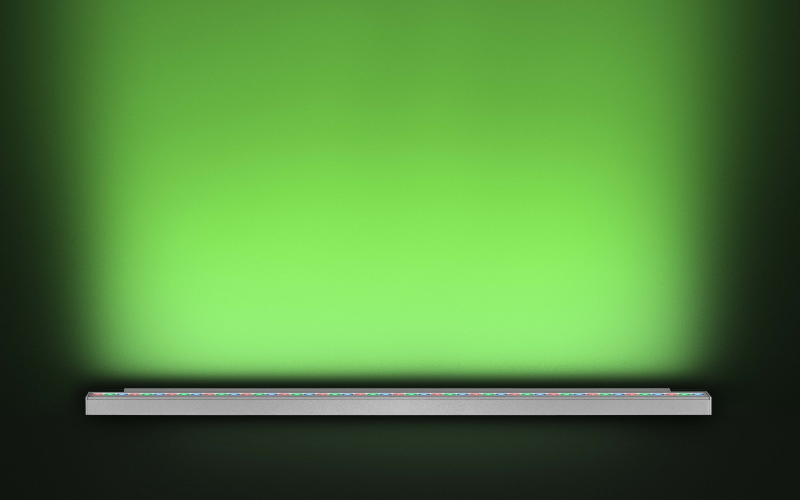 LOGNHI. Lumenfacade Nano Horizontal Interior COLOR CHANGING. by Lumenpulse