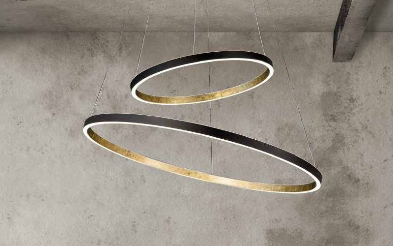 2129/S150-2. LOOP PENDANT. by Lola Lighting