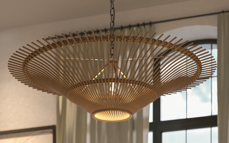 LL-ST-BC. Saturn (PENDANT). by Lola Lighting, Gordon Bullard