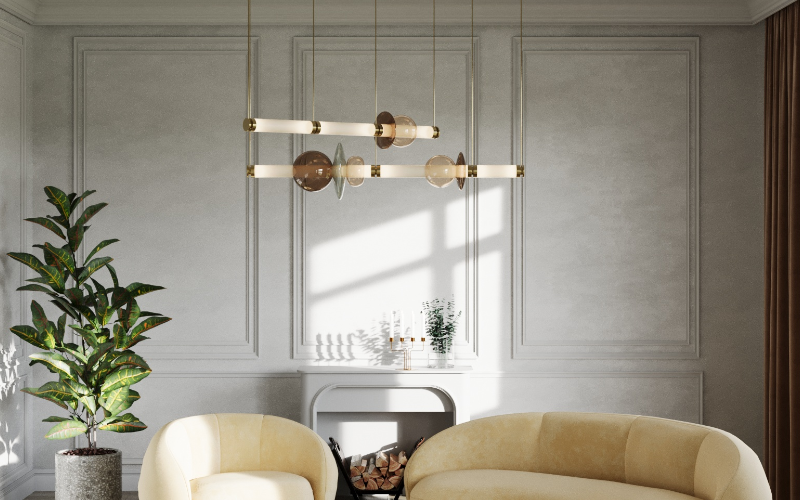 LL-SP-GL. SUPREME COLLECTION (suspended). by Lola Lighting, Gordon Bullard