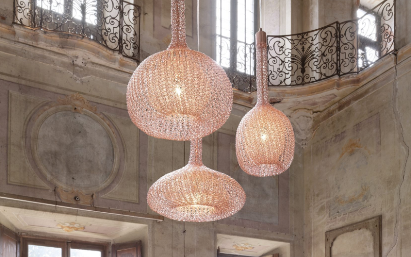 LM.1002/6. LUCE CHANDELIER. by Lola Lighting
