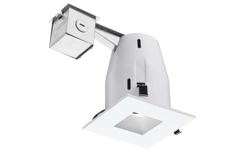 LK4SQ. Recessed Downlighting 4'' Lamped Square Kit Non-IC Remodel ...