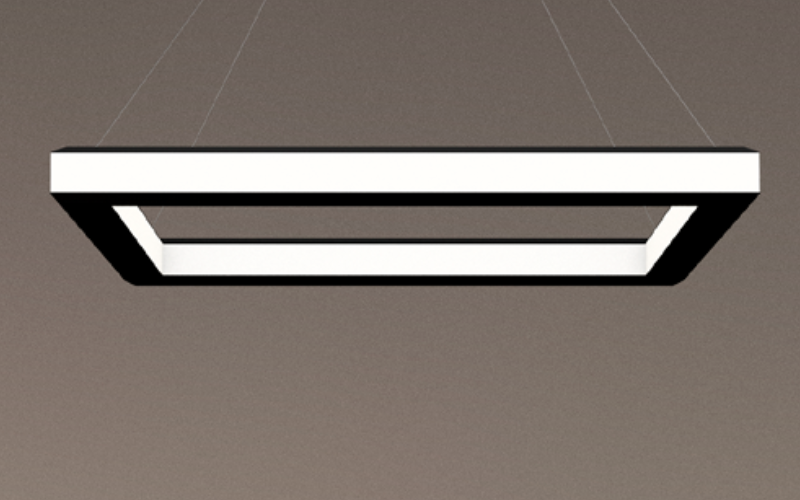 ELISP. ELIA SQUARE PENDANT STATIC WHITE. by Lumenwerx