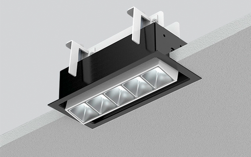 CLUADJ. CLUSTERS RECESSED ADJUSTABLE PARABOLIC. by Lumenwerx