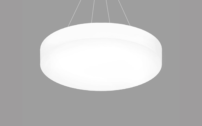 POROPDI. POP CORE ROUND 36 LED PENDANT DIRECT/INDIRECT. by Lumenwerx