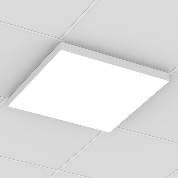 POSQR. POP RECESSED SQUARE 1x1 STATIC WHITE, FULL SPECTRUM. by Lumenwerx