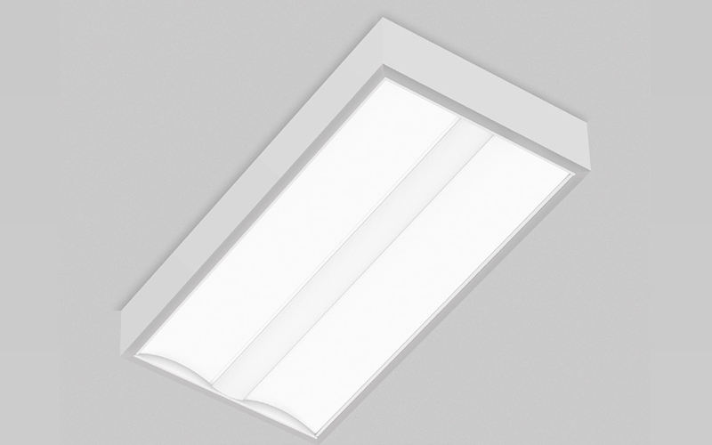 VEGS. VEGA 2x4 LED SURFACE CHROMAWERX TUNABLE WHITE AND DIM TO WARM. by ...