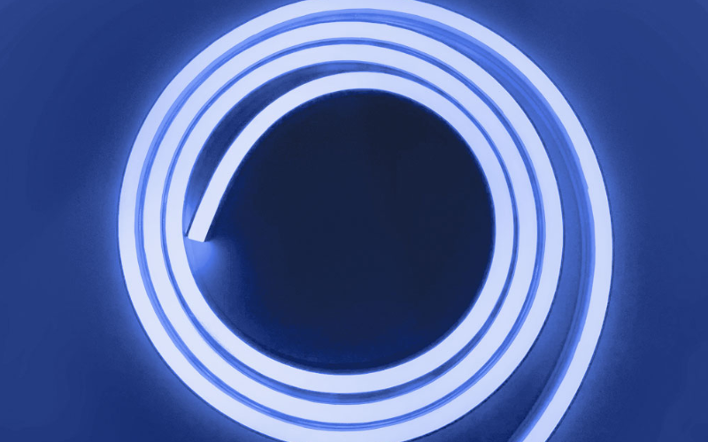 FN. FLEX NEON LRF5 BENDS LEFT/RIGHT 0.5'' FLAT LENS 24VDC, INDOOR ...