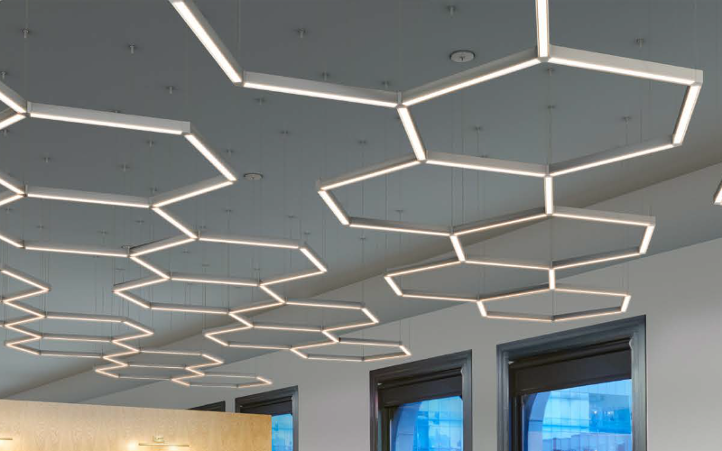 NSLD. Nova Large Down Static White & Warm Dim LED Suspension Modular ...