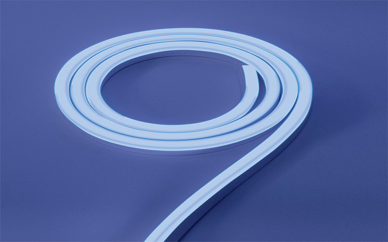 FN. FLEX NEON LRT7 BENDS LEFT/RIGHT 0.7'' THREE SIDED LENS 24VDC INDOOR ...