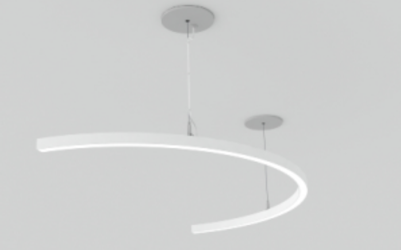 ZNLT-ARC2-PM. ZENLITE ARC2-PM Pendant Mount Curved LED Lighting System ...