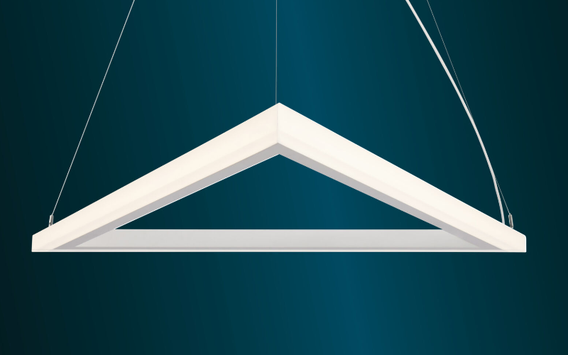 BTRIOPRO. BoltPro Triangle-Out Pendant. by Prudential Lighting