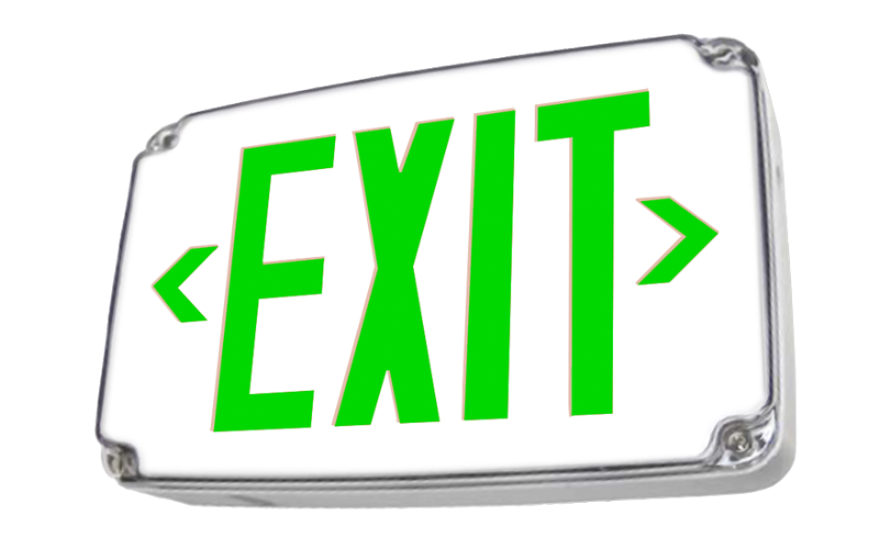 ESCWL. WET LOCATION LED Exit Sign. by Solas Ray Lighting