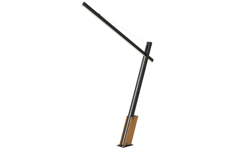 REV TILT. Reverse Tilt 14' Linear LED Pole. by Structura