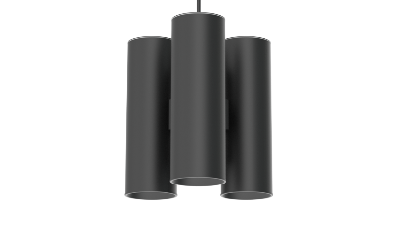 C3X0824UDXT. 8'' ROUND TRIO DIRECT / INDIRECT CHANDELIER SERIES. by ...
