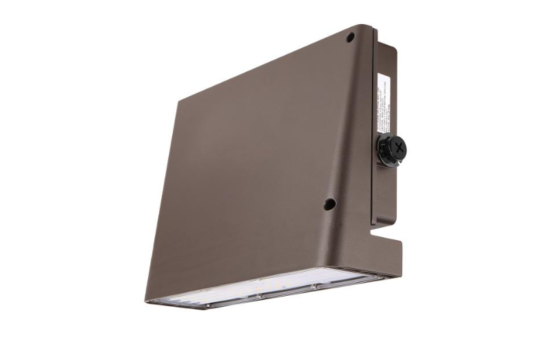 E110S. Architectural LED Trapezoid Wallpack. by Trace Lite