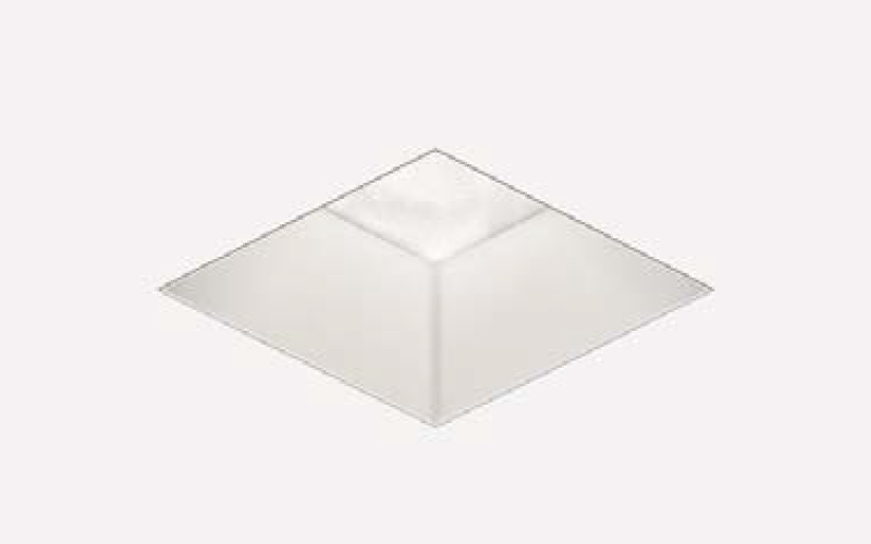B3SA-L2-T24. BeveLED Mini Basic T24 3'' Square Adjustable. by USAI Lighting