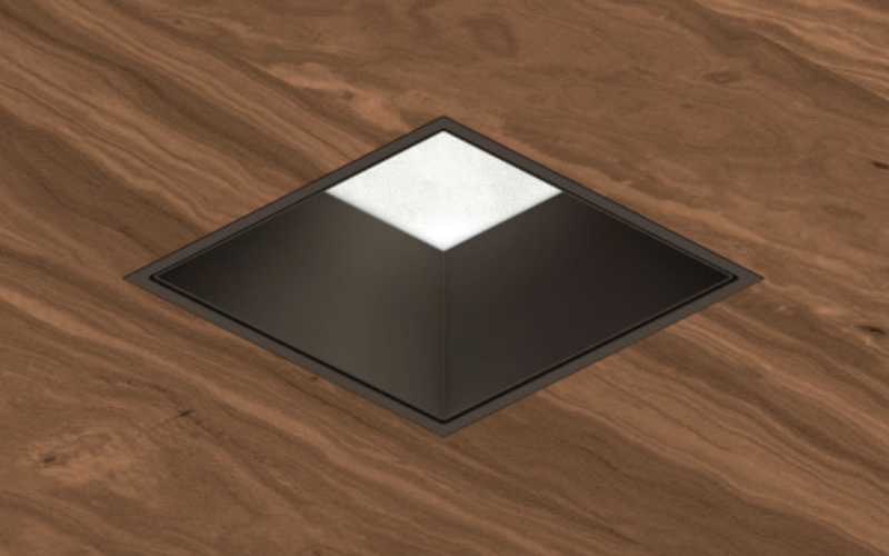 B3SA-L2. BeveLED Mini Basic - 3” Square Adjustable. by USAI Lighting