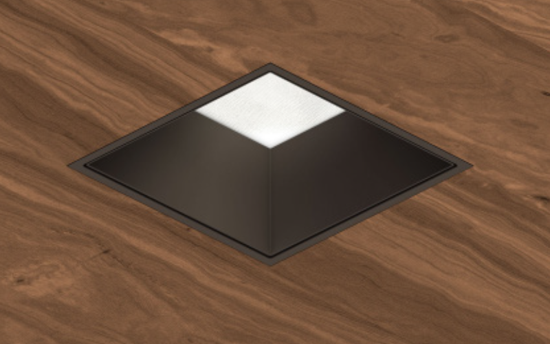 B3SD-FC1. BeveLED Mini Infinite Color+ - 3” Square Downlight by USAI ...