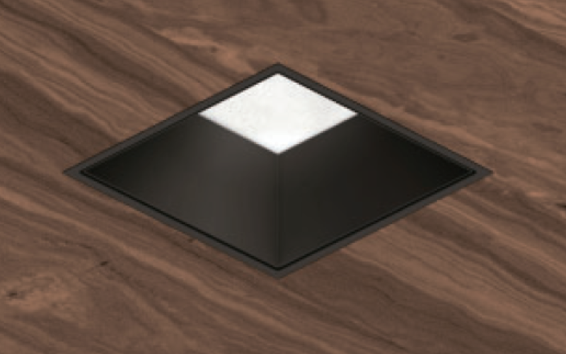 B3SD. BeveLED Mini Platformatics 3” Square Downlight PoE Ready with ...