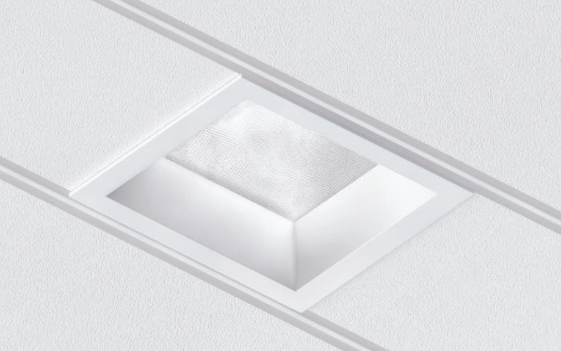 B4SDTZ. BeveLED 2.2 Basic for 6” TechZone Ceiling Systems 4.5” Square ...