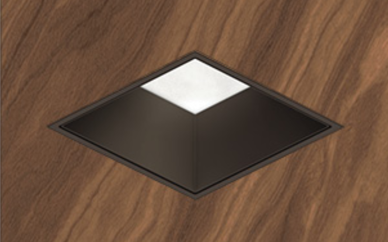 B3SA. BeveLEDMini Basic PANCAKE -T24 3'' Aperture Square Adjustable ...