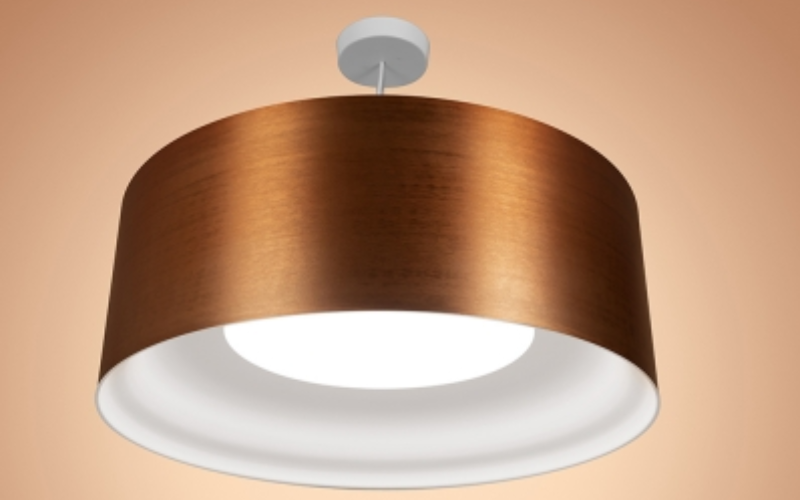 CP4424. RIFF 32” Direct Drum Pendant. by Visa Lighting