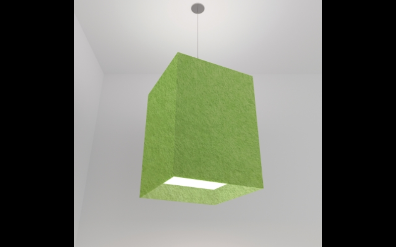 CP6126. CELEST SQ Small 26” H - Acoustic Panels. by Visa Lighting