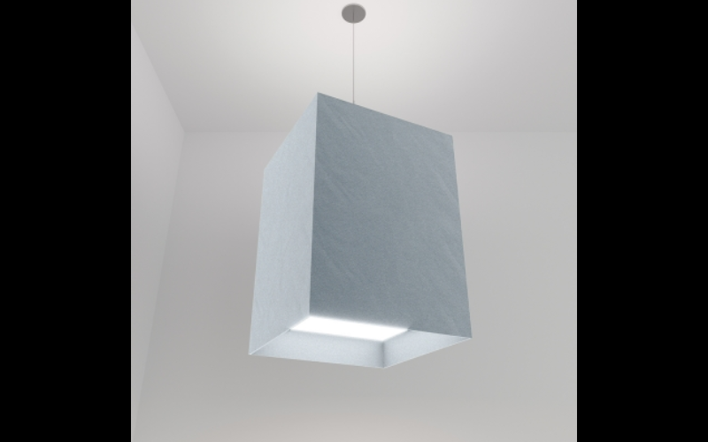 CP6106. CELEST SQ Small 26” H - Aluminum Panels. by Visa Lighting