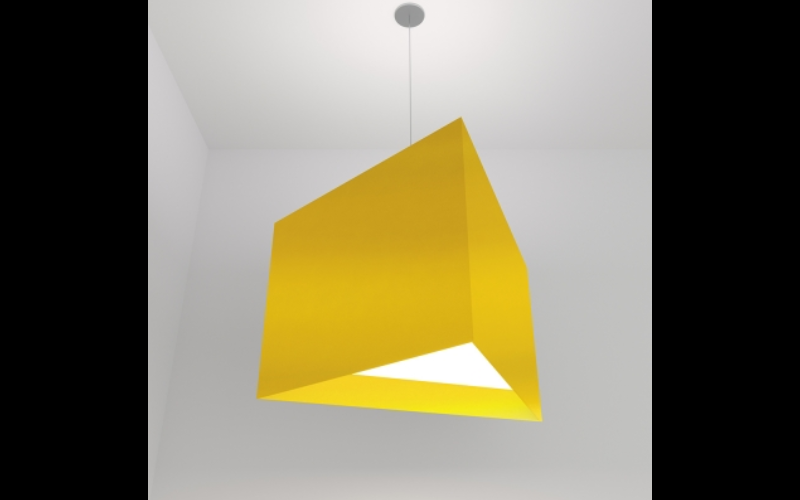 CP6104. CELEST TR Large 36” H - Aluminum Panels. by Visa Lighting