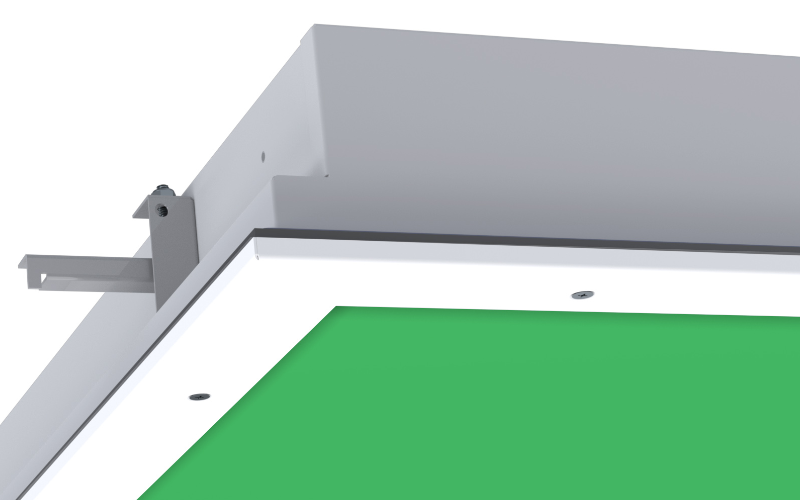 MSUo-Green. LED Recessed Surgical Luminaire w/Overlapping Door Frame ...