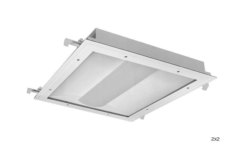 VRIF-4104. LED Recessed Flanged Ceiling Luminaire with Inset Door Frame ...