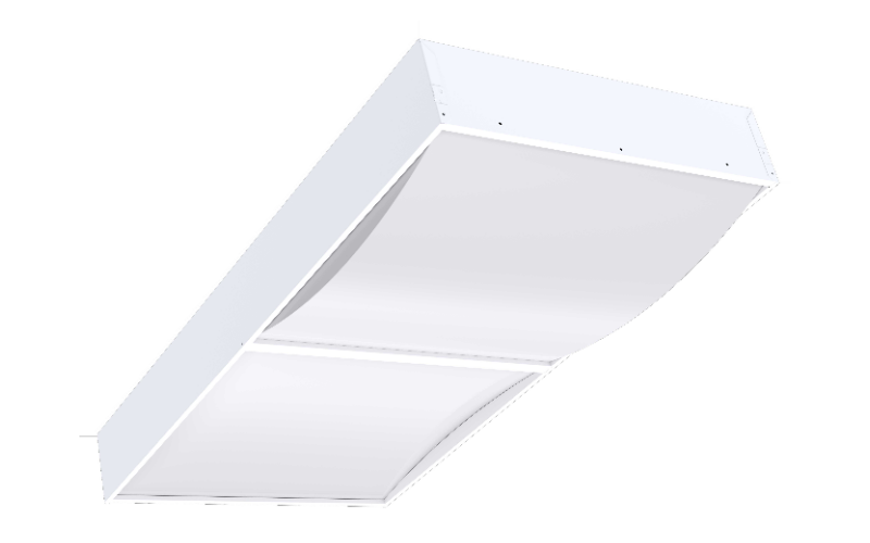 OCR. OnCurve Wave 2x4 LED - Architectural Recessed Troffer with Concave ...