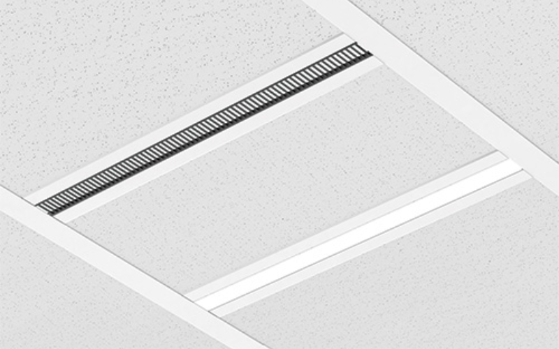 GSL1-RT. GRIDSlot1 1'' Compact Linear LED T-Bar Mount. by XICO