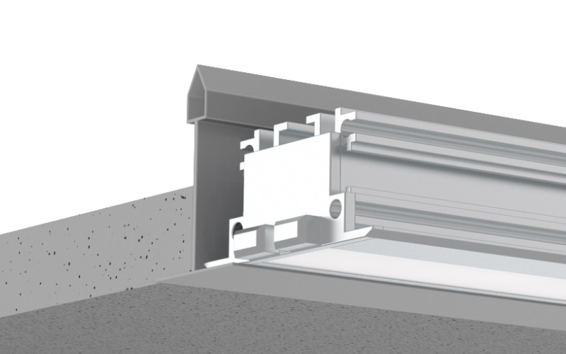 GSL1-RT. GRIDSlot1 1'' Compact Linear LED T-Bar Mount. by XICO