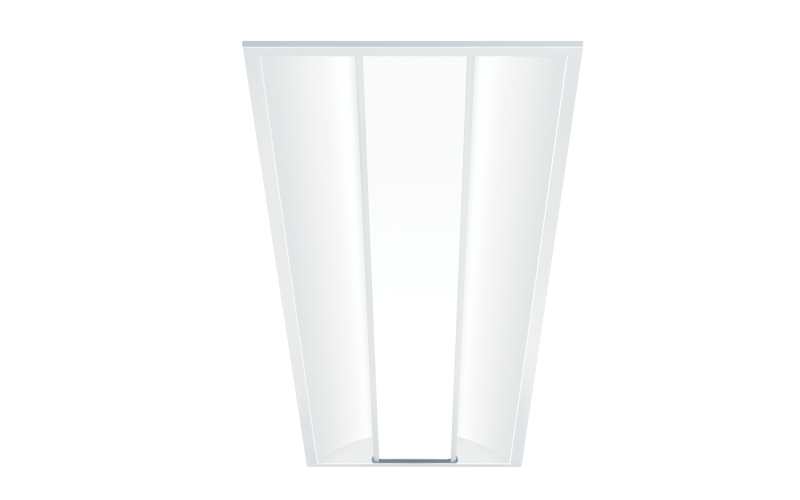 MLIV. MELLOW LIGHT IV LED 2' x 4' Split Diffuser. by Zumtobel