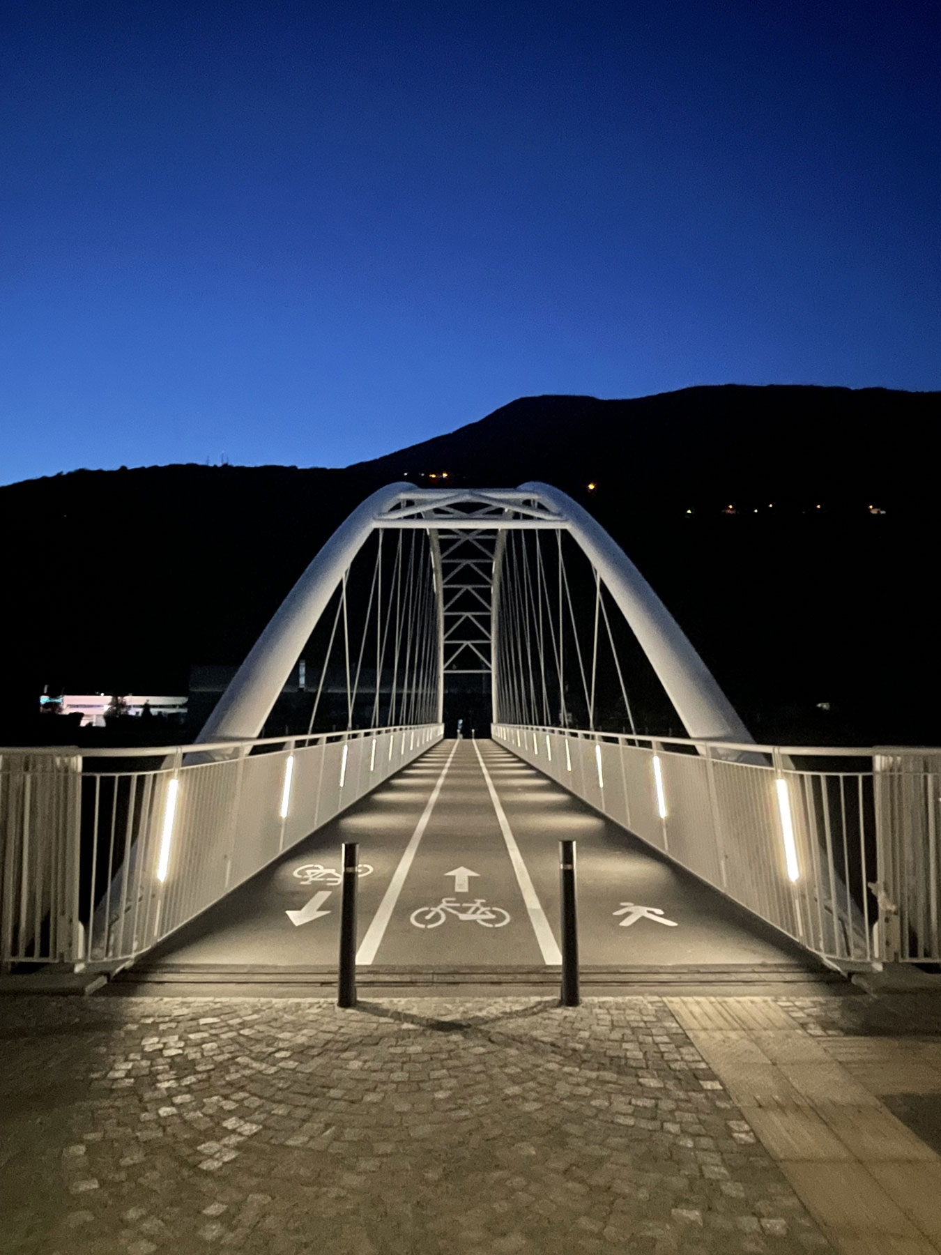 BRIDGE LIGHTING PONTE MALLERO, Sondrio, Italy