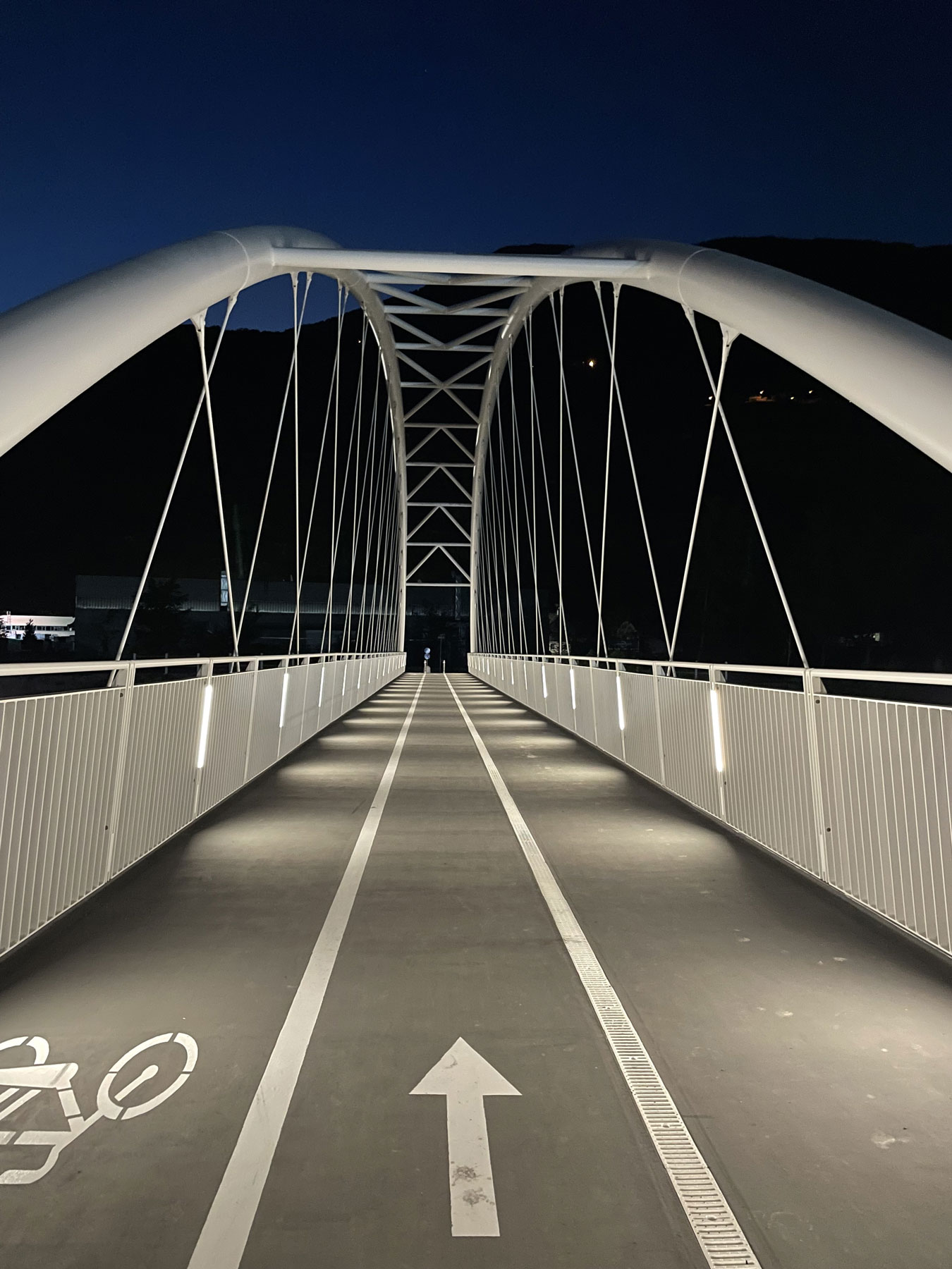 BRIDGE LIGHTING PONTE MALLERO, Sondrio, Italy