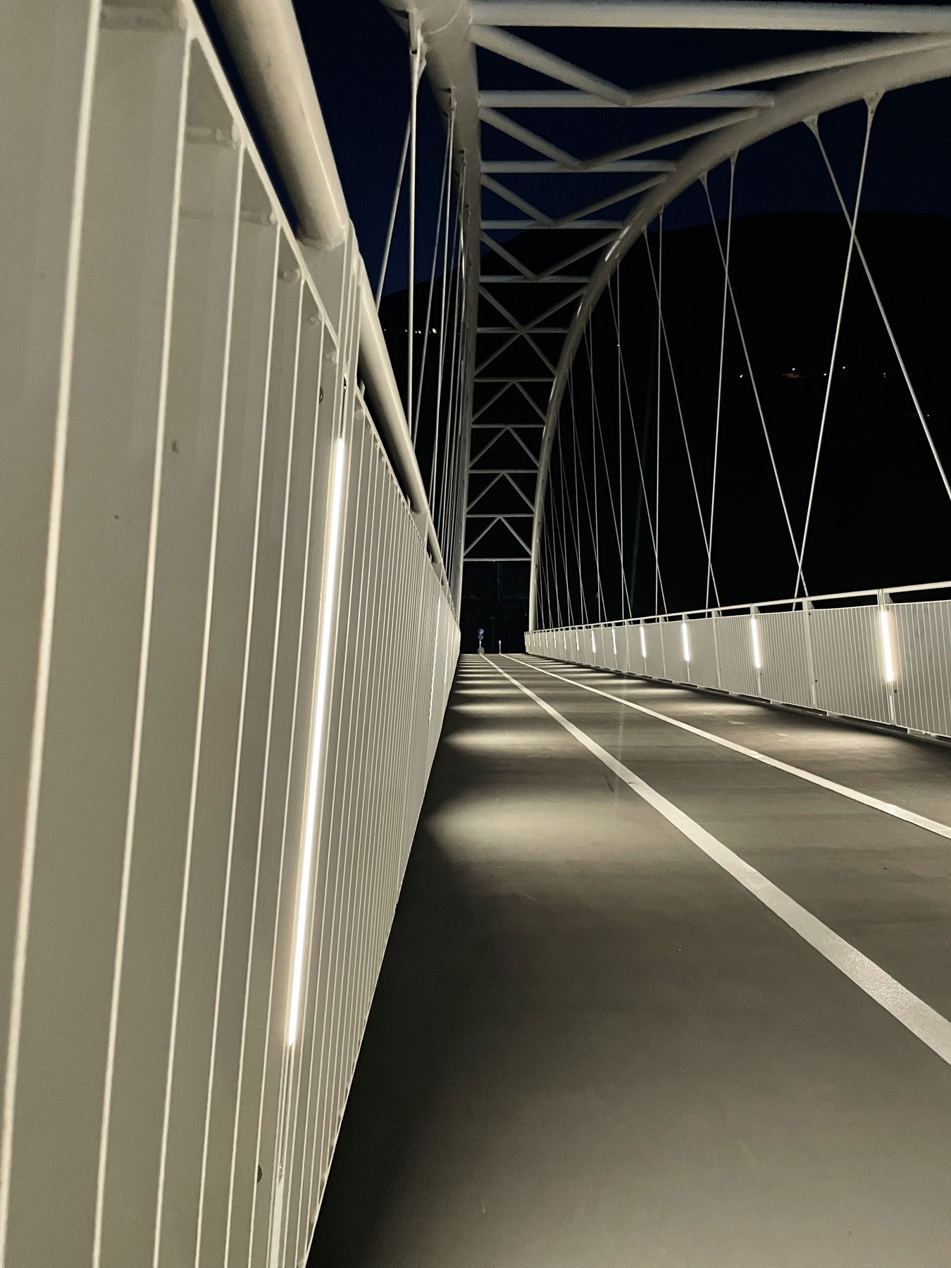 BRIDGE LIGHTING PONTE MALLERO, Sondrio, Italy