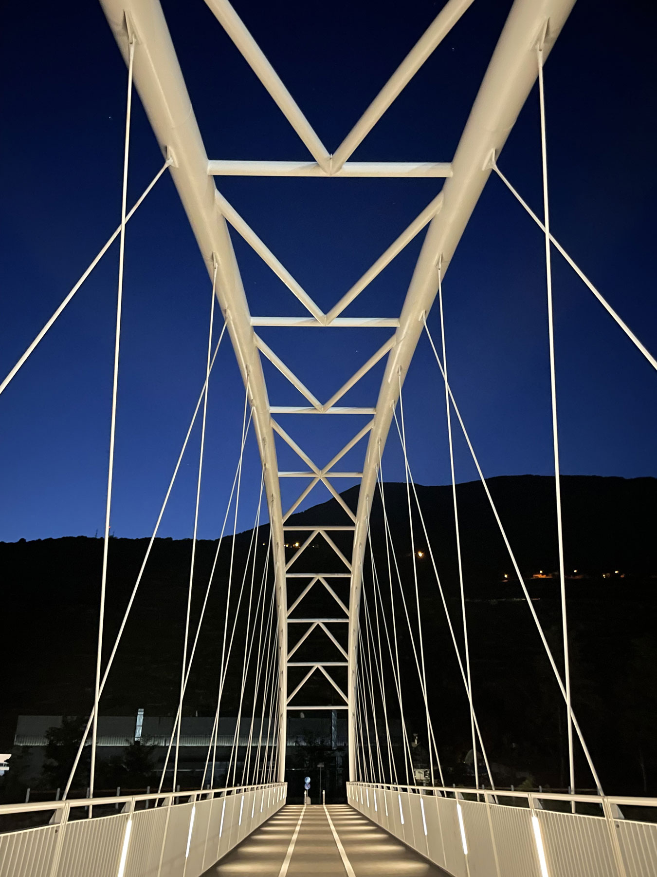 BRIDGE LIGHTING PONTE MALLERO, Sondrio, Italy