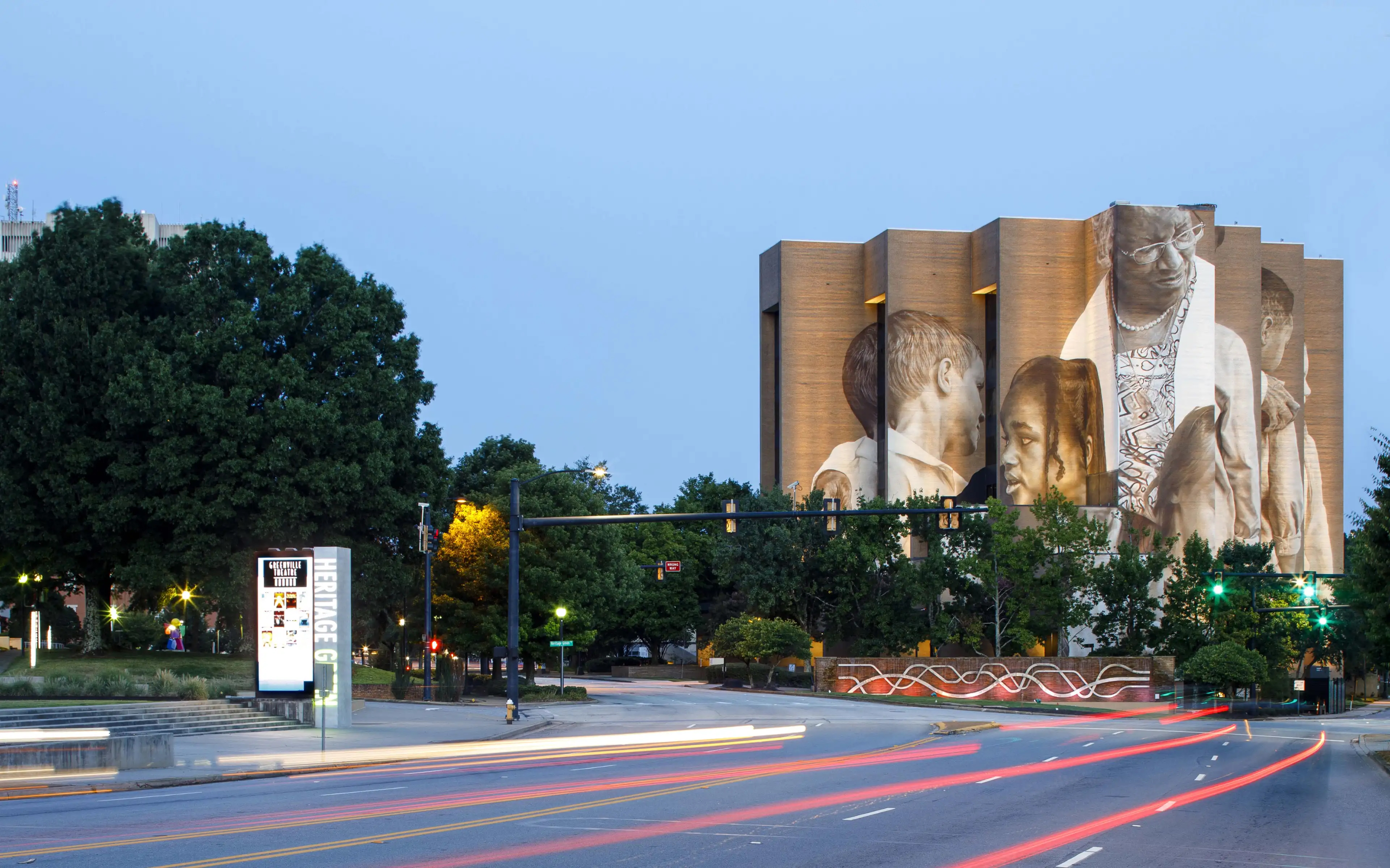 Canvas Tower Mural, South Carolina, United States